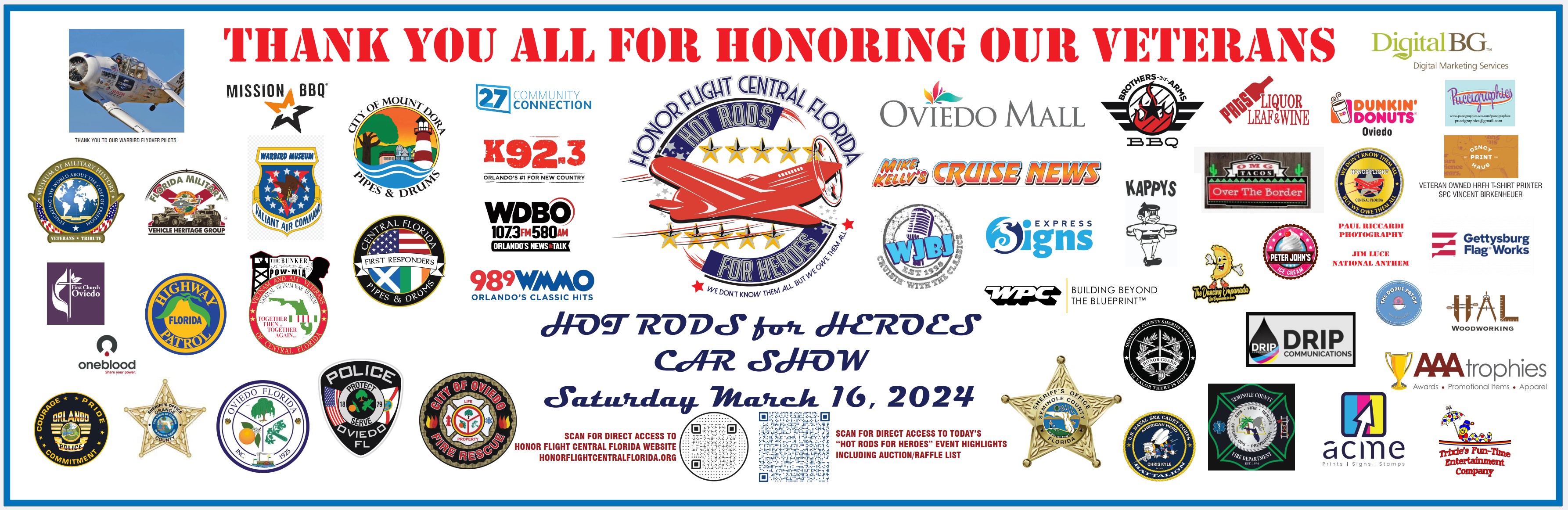 Honor Flight Central Florida | It's Show Day. Vroom! Vroom!
